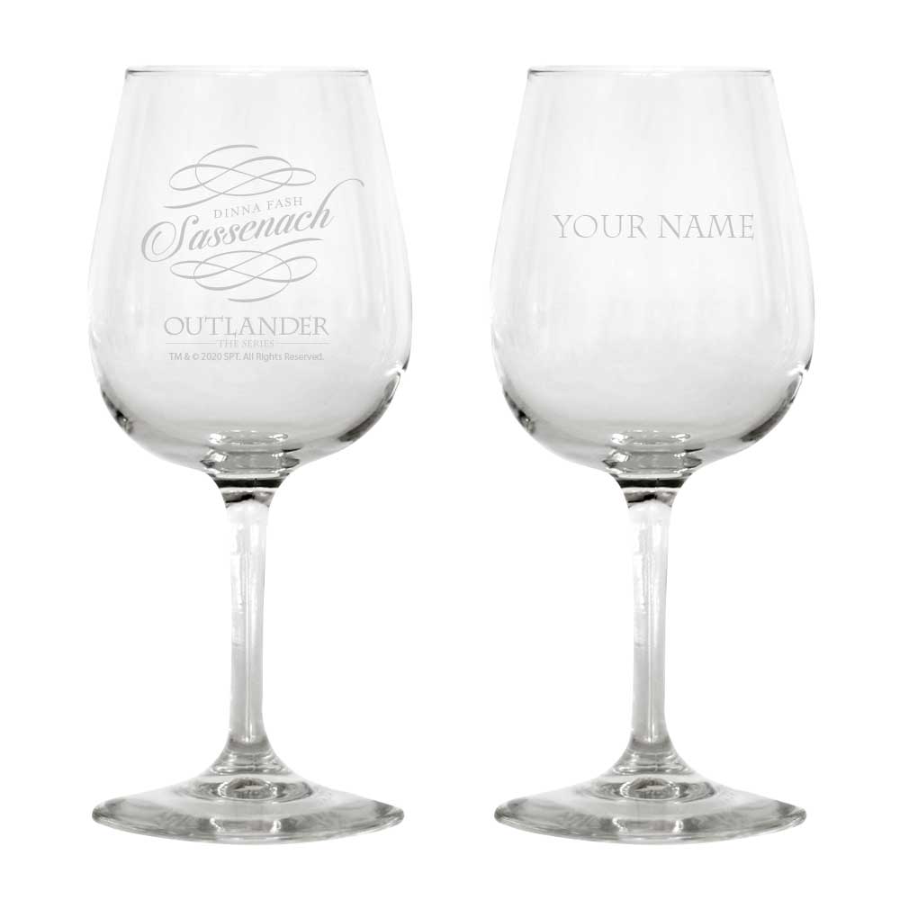 Sassenach Personalized Wine Glass from Outlander – Outlander Store